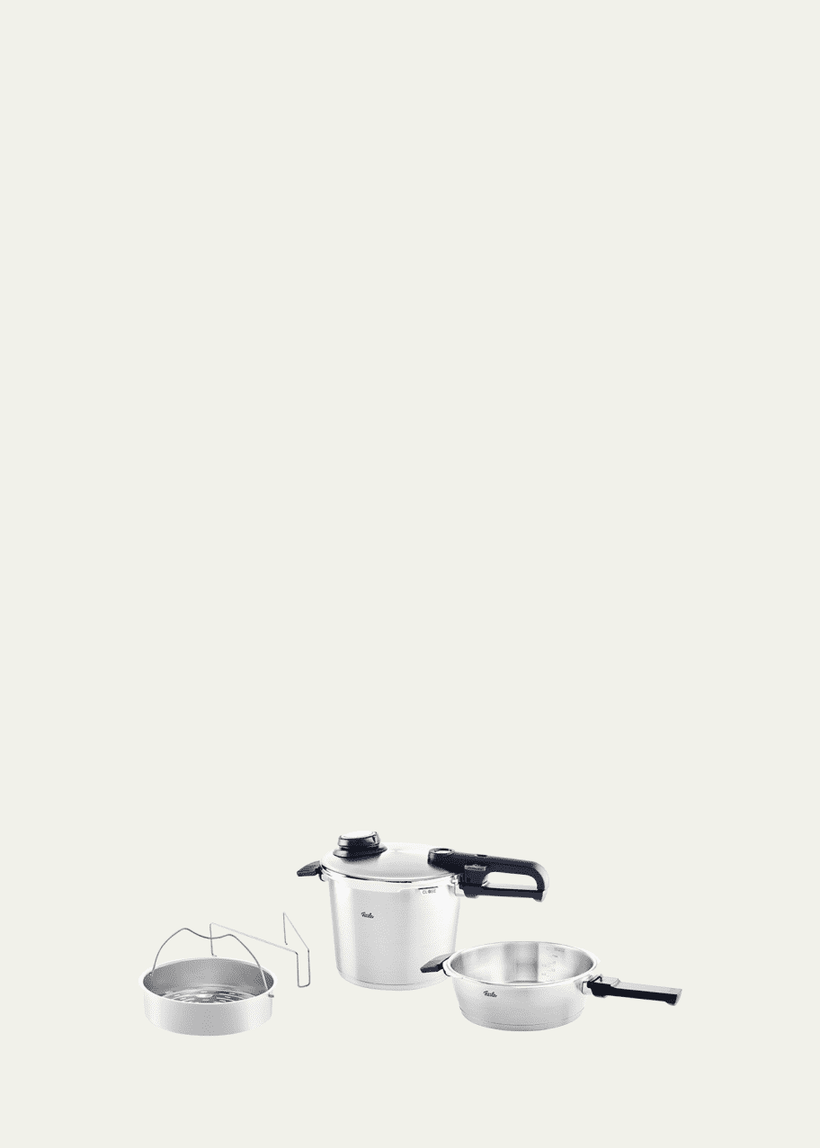 Fissler Vitavit Premium 6.3 qt. Pressure Cooker and 2.6 qt. Pressure ...