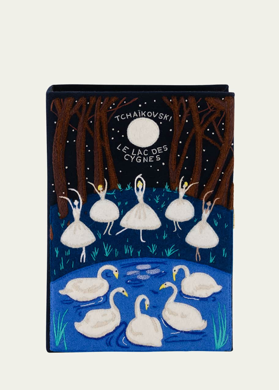 Olympia Le-Tan Le Lac Des Cygnes Ballet Book Clutch Bag - Bergdorf Goodman