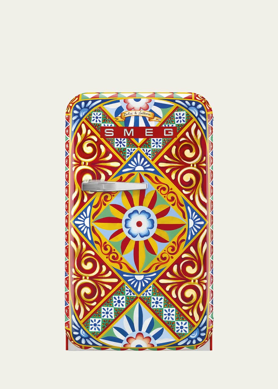 Smeg x Dolce&Gabbana Sicily Is My Love FAB5 Mini Fridge - Bergdorf Goodman