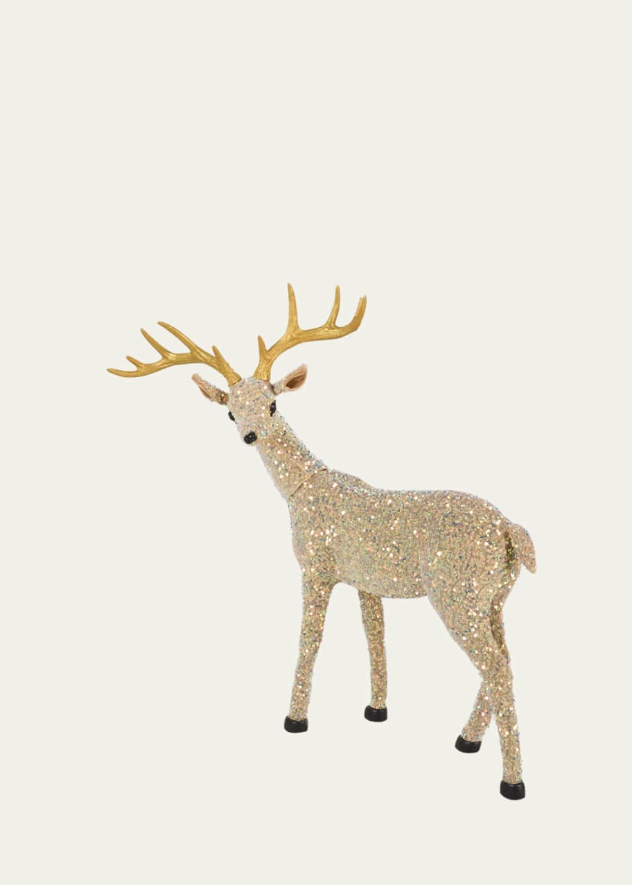 Mark Roberts Sparkling Gold Deer - Bergdorf Goodman