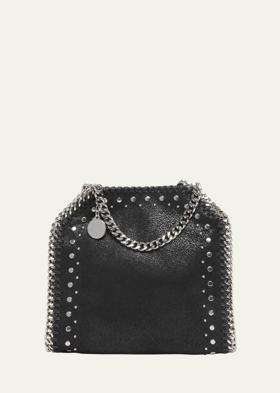 Stella McCartney Falabella Tiny Studded Vegan Leather Tote Bag ...