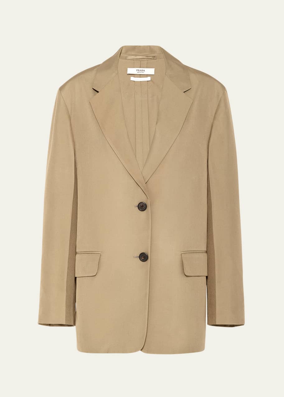 Prada Classic Silk Jacket - Bergdorf Goodman
