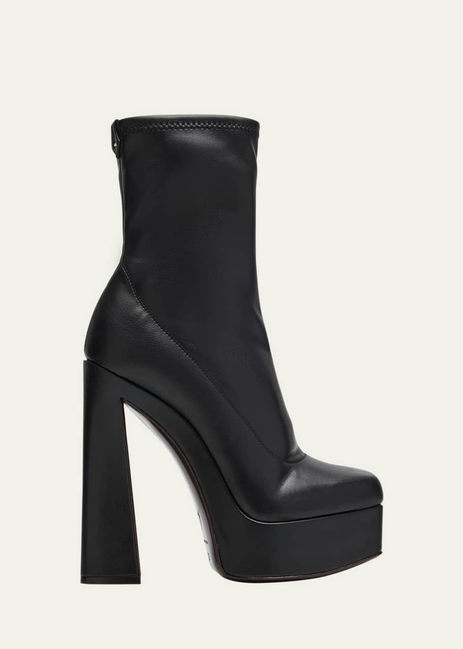 Giuseppe Zanotti Leather Platform Booties - Bergdorf Goodman