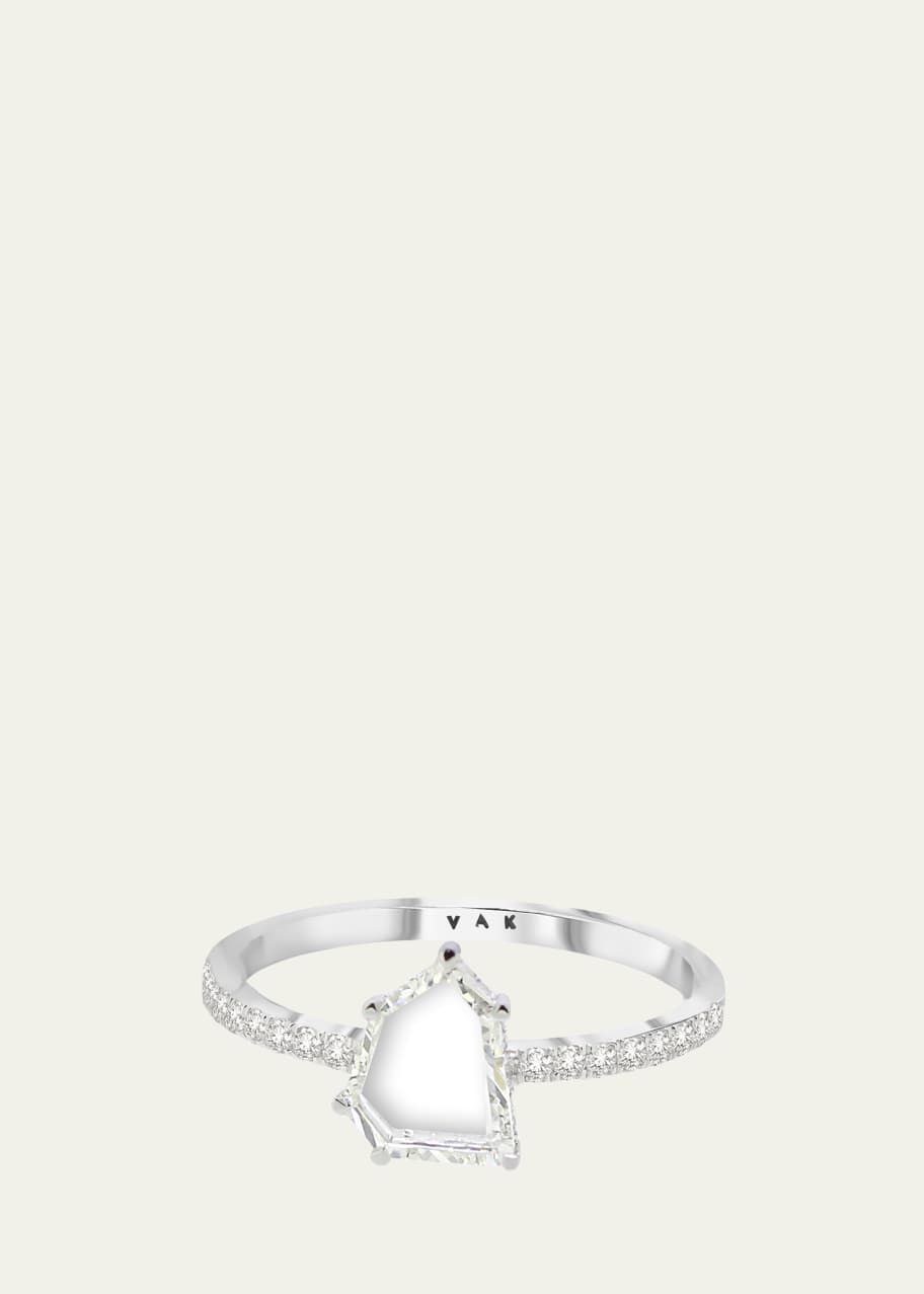 VAK The Portrait 18K White Gold Diamond Ring - Bergdorf Goodman