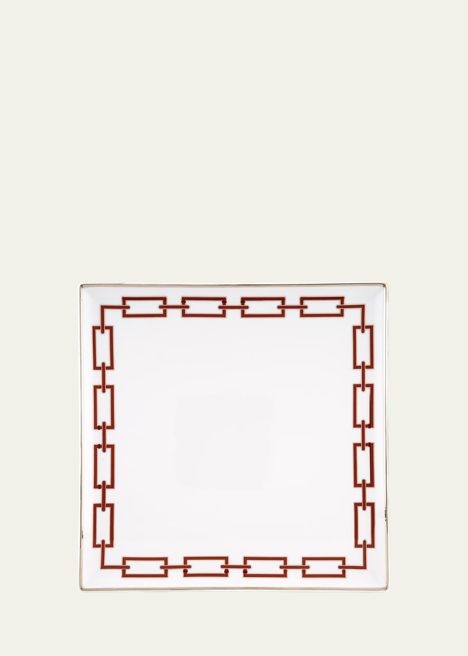GINORI 1735 Catene Scarlett Squared Plate - Bergdorf Goodman