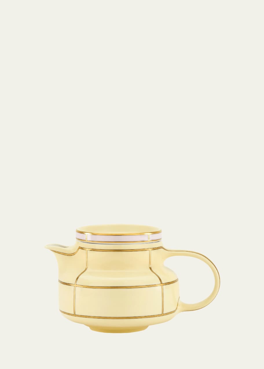 GINORI 1735 Diva Colonna Teapot with Cover, Giallo - Bergdorf Goodman