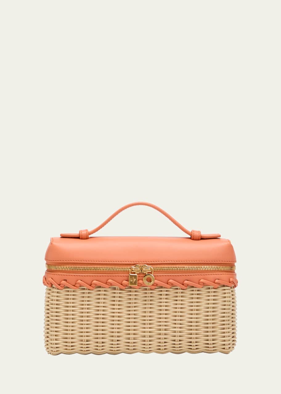 Loro Piana Extra Pocket Zip Rattan Crossbody Bag - Bergdorf Goodman