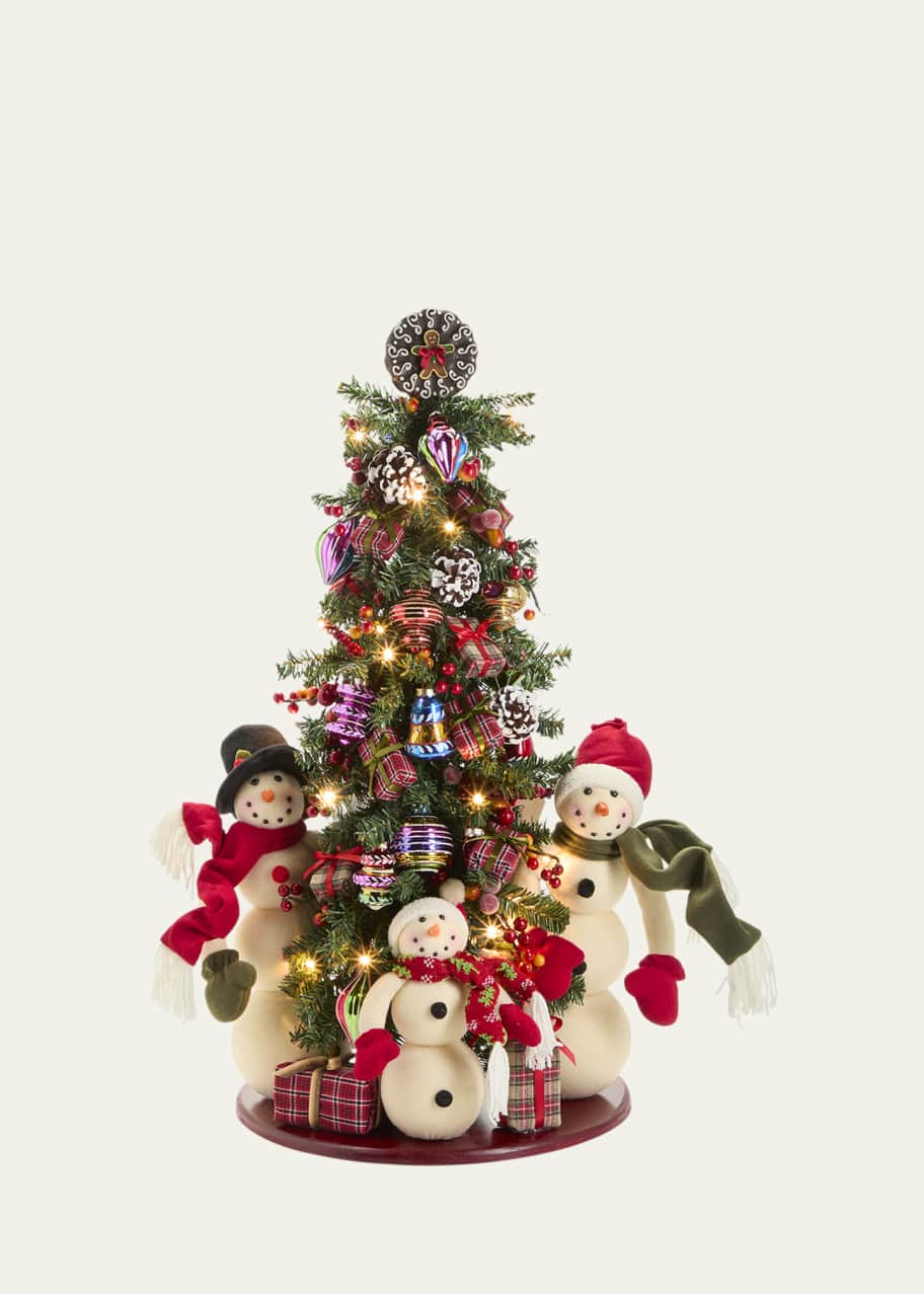 Sweet Savannah Snow Family Christmas Decoration - Bergdorf Goodman