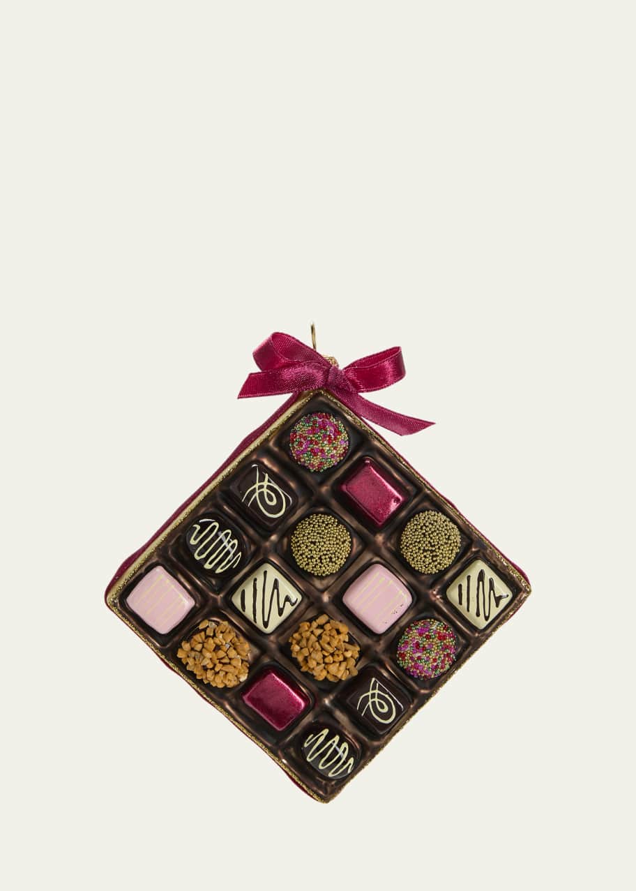 Bergdorf Goodman Chocolate Gift Box Christmas Ornament - Bergdorf Goodman