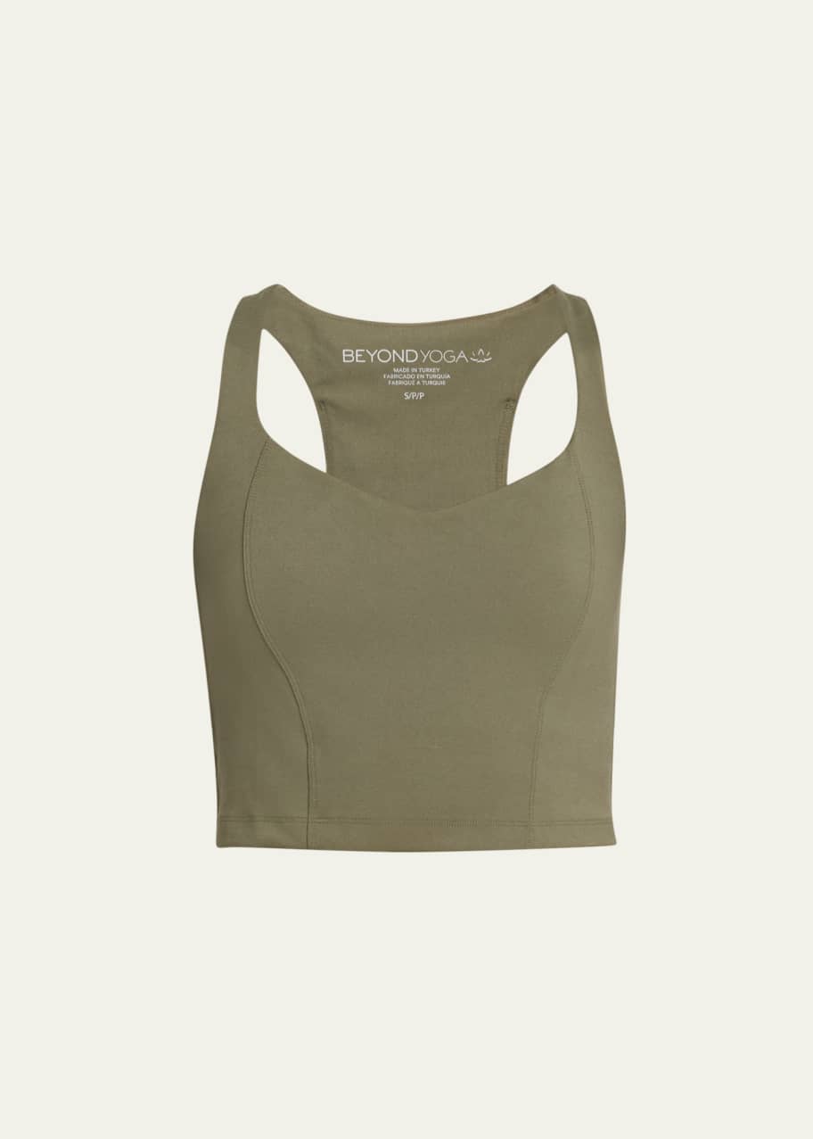 Beyond Yoga Powerbeyond Intensity Racerback Cropped Tank Top - Bergdorf ...