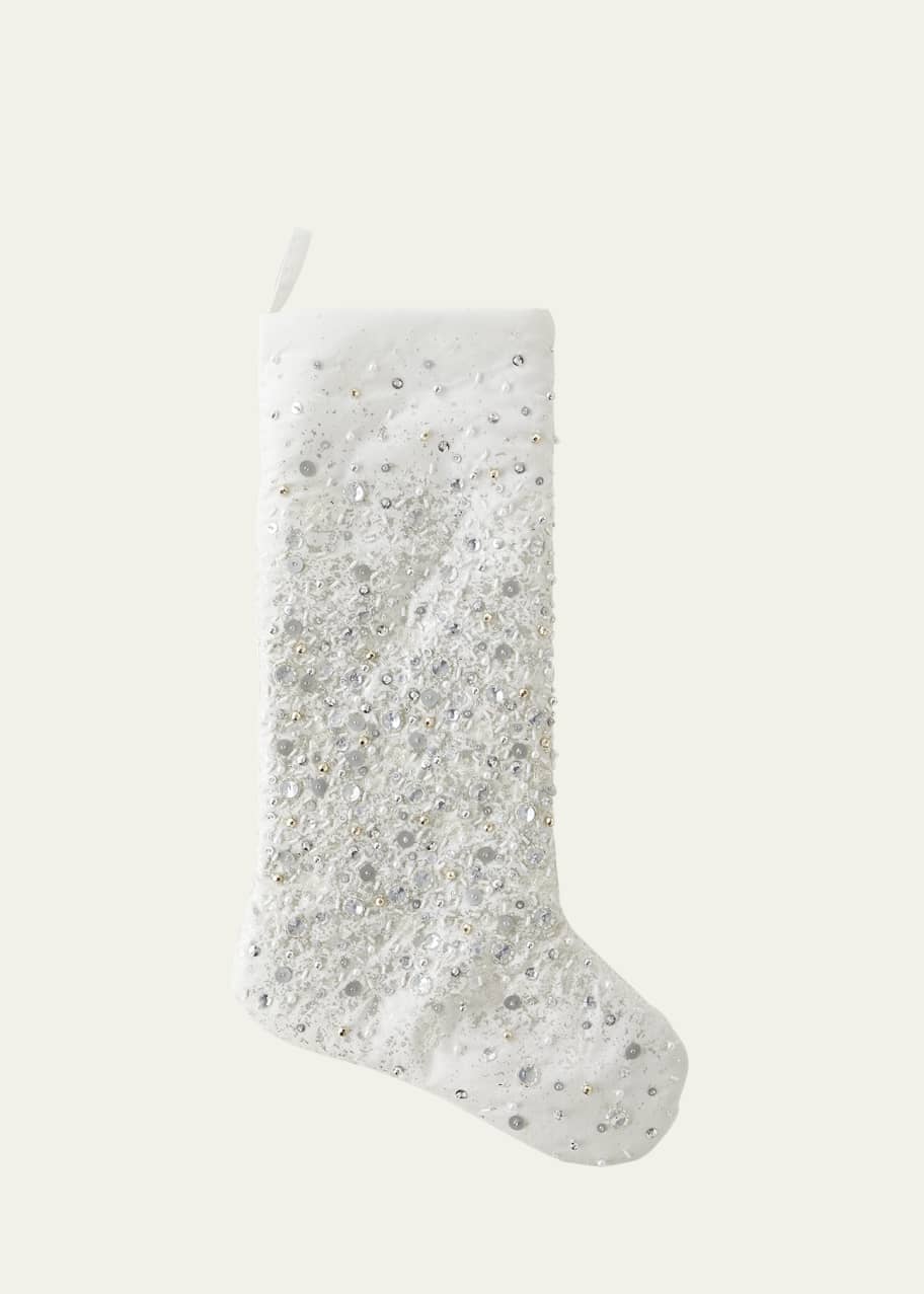 Kim Seybert Dazzle Embellished Stocking - Bergdorf Goodman