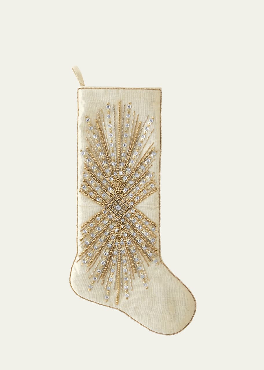 Kim Seybert Holiday Glam Embellished Stocking - Bergdorf Goodman