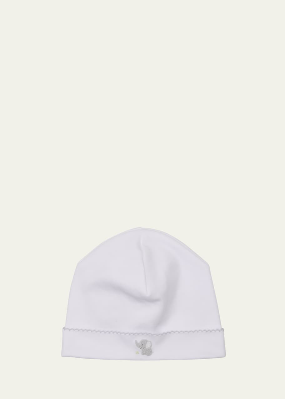 Kissy Kissy Girl's Hand Embroidered Jungle Mates Hat, Size Newborn-S ...