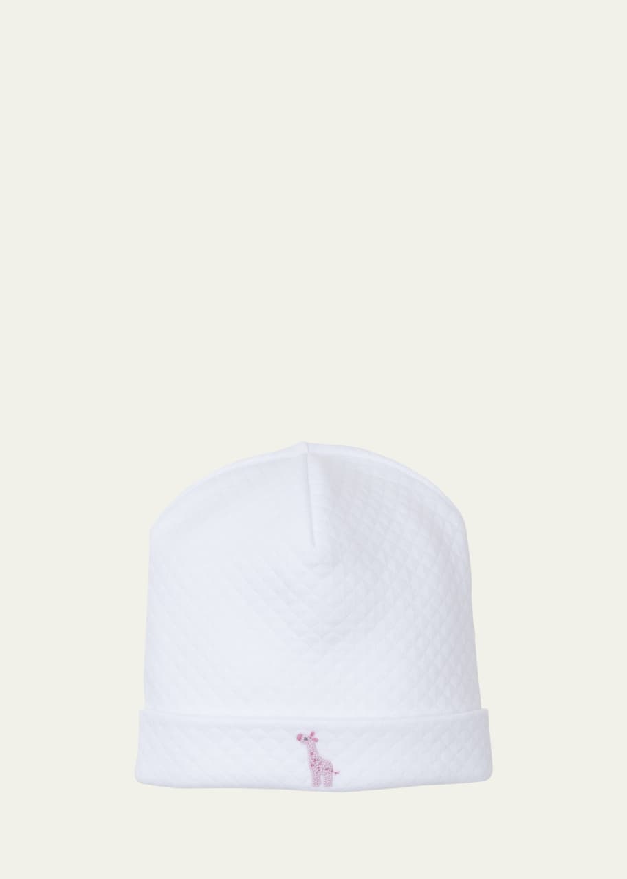 Kissy Kissy Girl's Premier Giraffe Glee Hand Embroidered Hat - Bergdorf ...