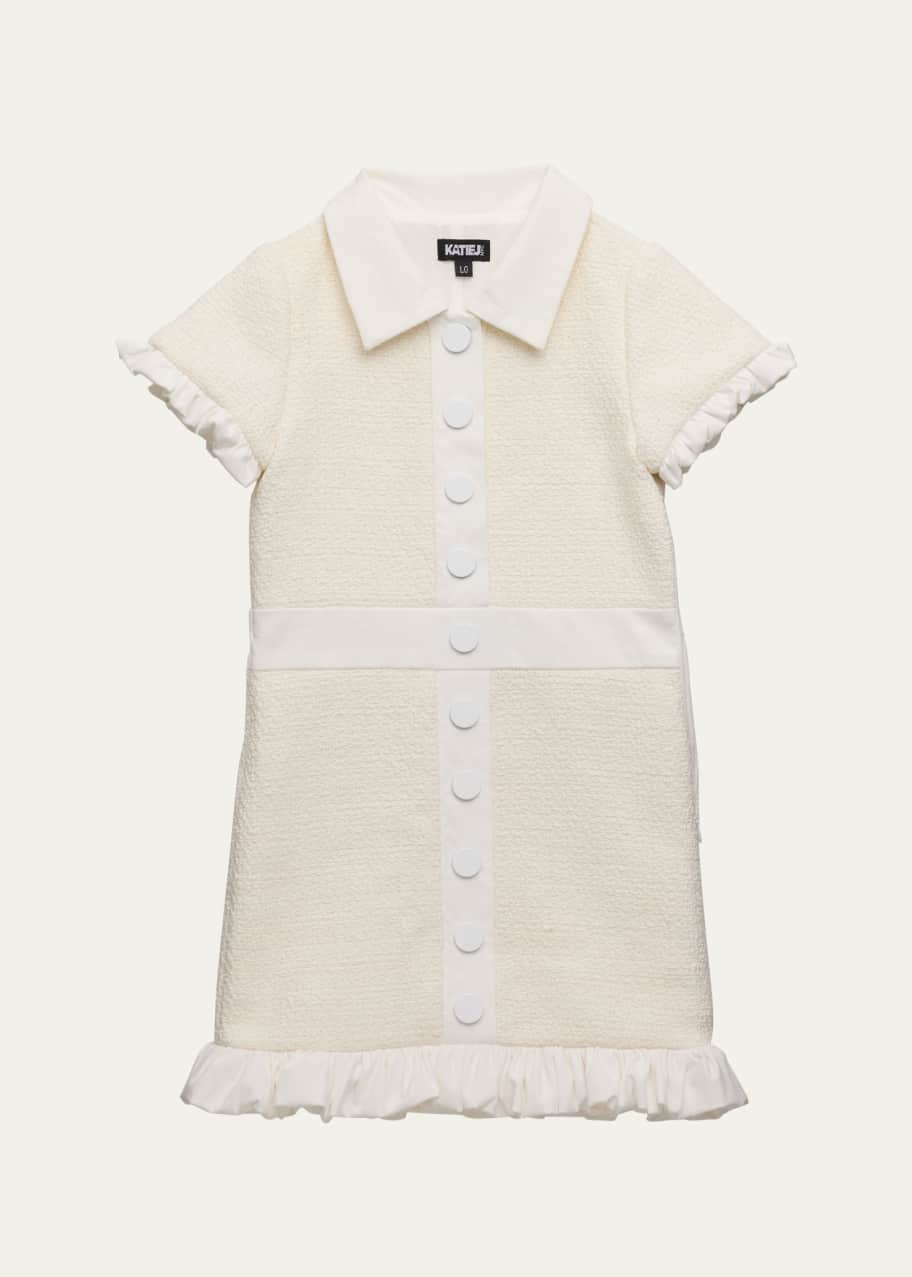 KatieJ NYC Girl's Cordeila Conservative Dress, Size S-XL - Bergdorf Goodman
