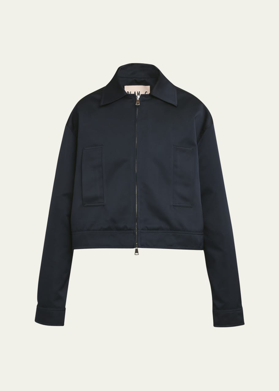 Plan C Zip-Up Cargo Jacket - Bergdorf Goodman