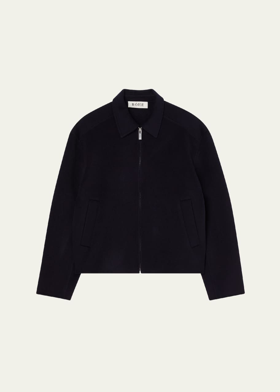 Rohe Men Men's Double-Faced Wool Blouson Jacket - Bergdorf Goodman