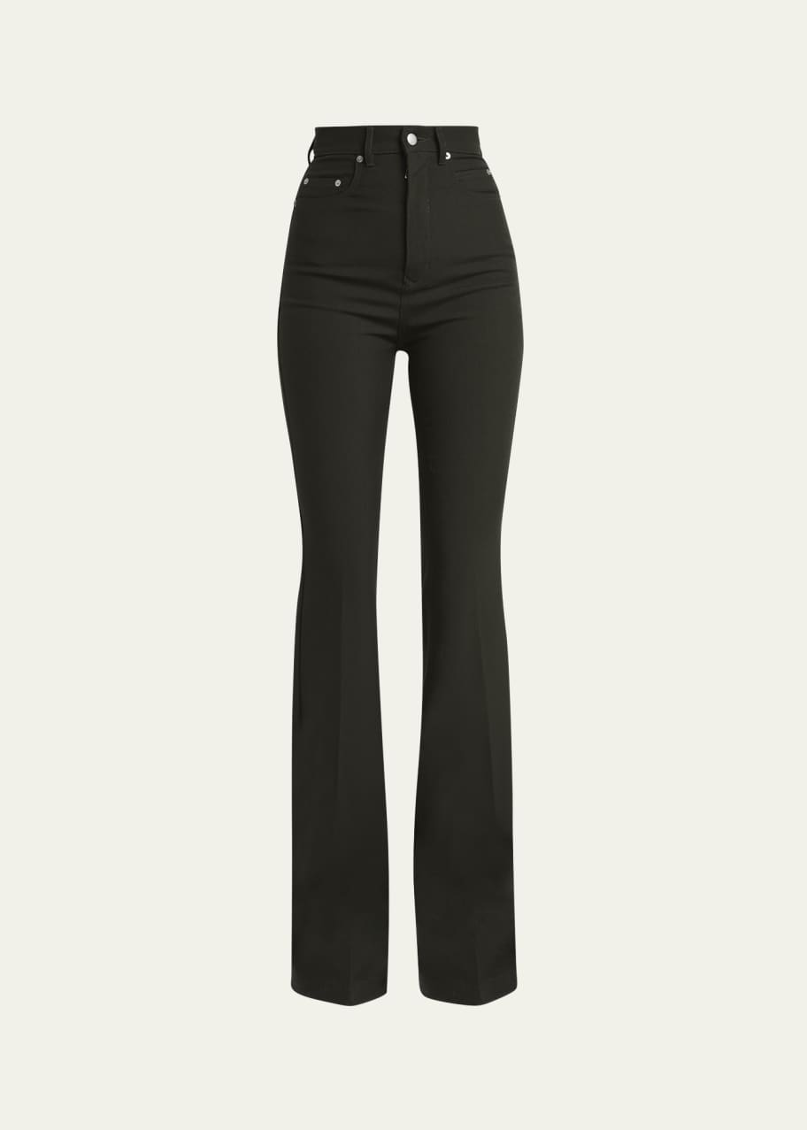 Rick Owens Long Bootcut Wool Denim Jeans - Bergdorf Goodman