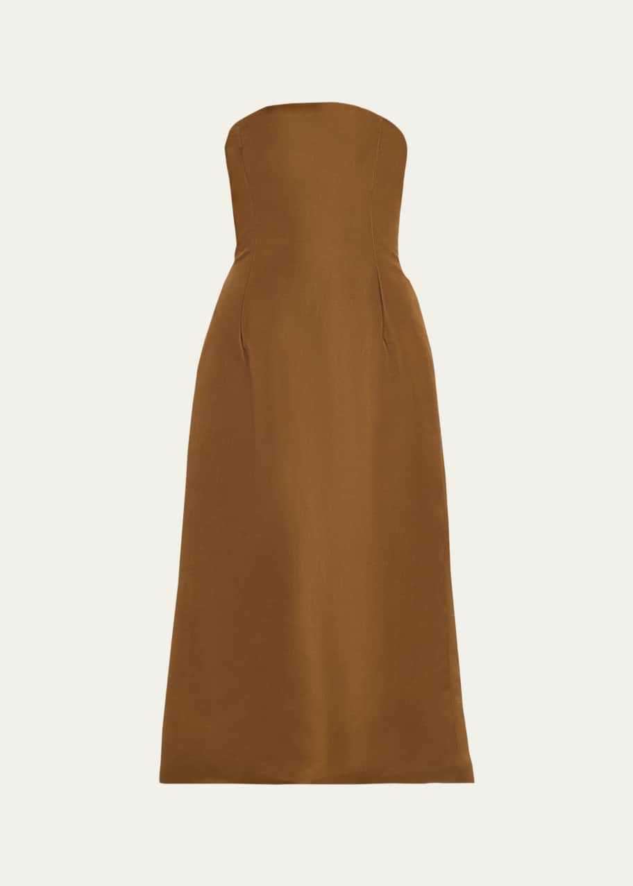 BEARE PARK Felix Strapless Midi Dress - Bergdorf Goodman