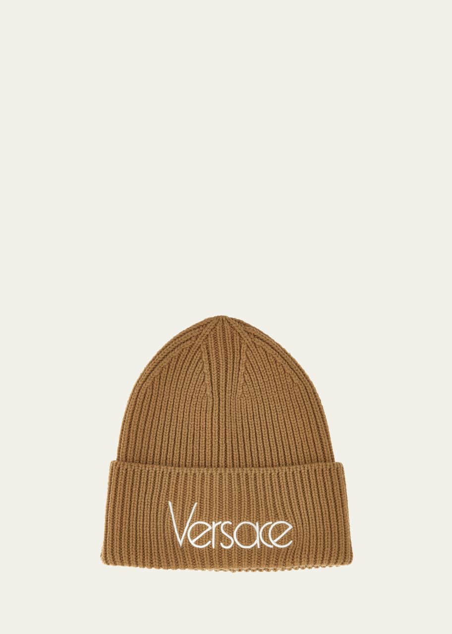 Versace 1978 Re-Edition Logo Beanie - Bergdorf Goodman