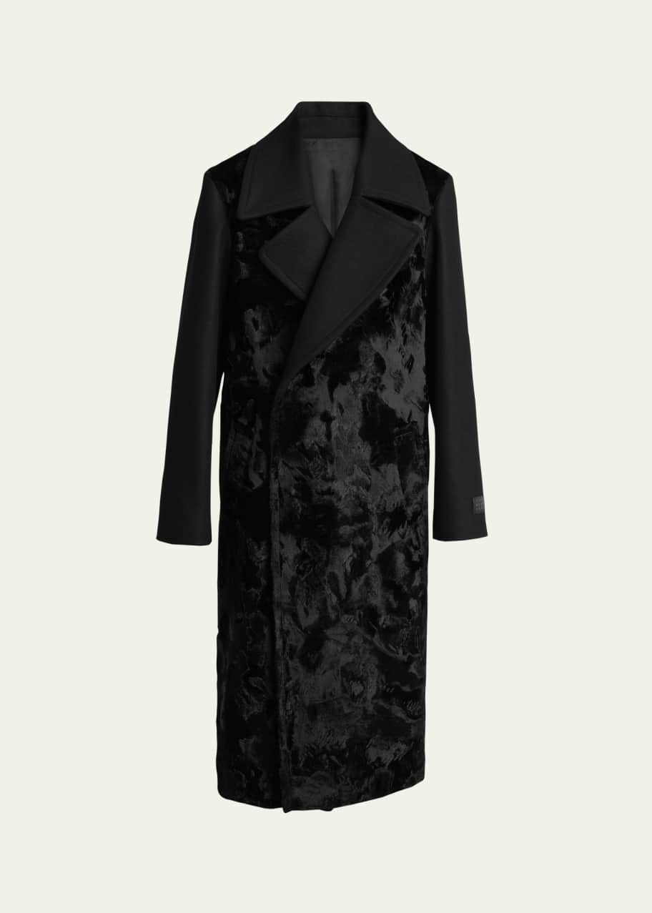 MM6 Maison Margiela Long Combo Top Coat - Bergdorf Goodman