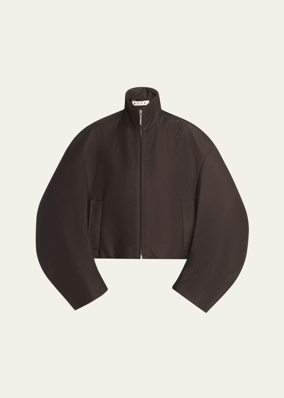 Marni Curved Sleeve Padded Cocoon Jacket - Bergdorf Goodman