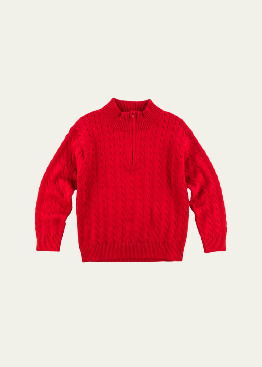 Florence Eiseman Girl's Cable Knit Sweater, Size - Bergdorf Goodman