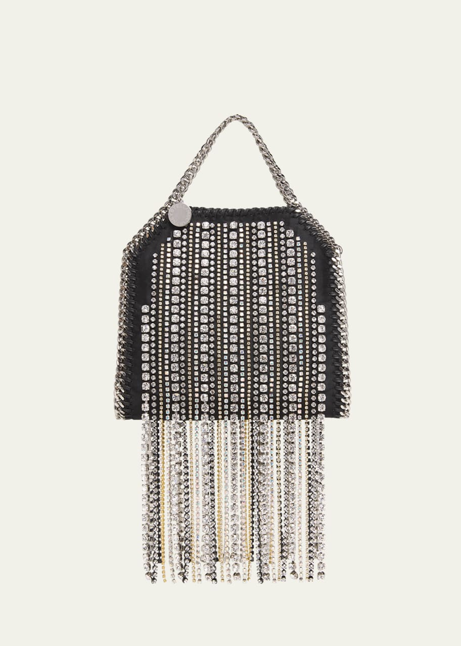 Stella McCartney Limited Edition Falabella Crystal Fringe Tiny Tote Bag ...