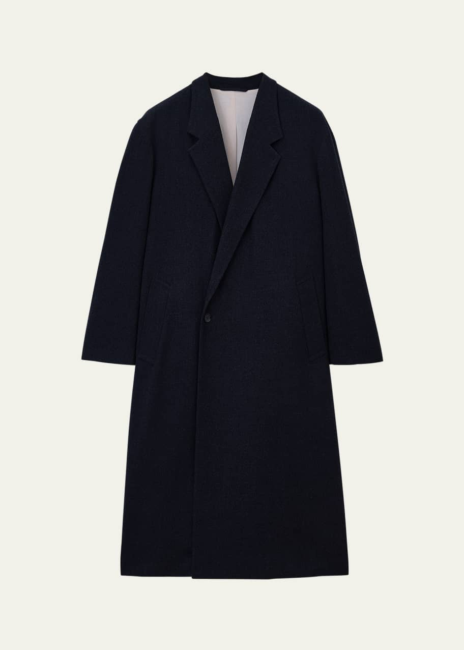 LEMAIRE Men's Spongy Wool Oversized Overcoat - Bergdorf Goodman