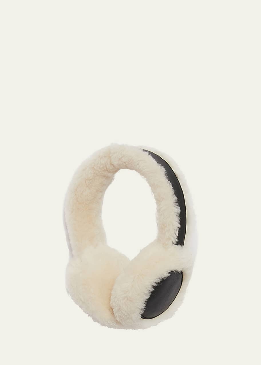 Yves Salomon Sheep Shearling Earmuffs - Bergdorf Goodman