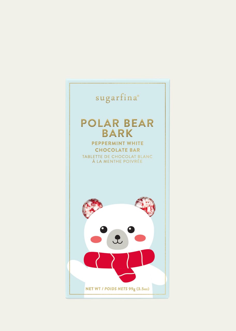 Sugarfina Polar Bear Bark Peppermint White Chocolate Bar, 3.5 oz ...