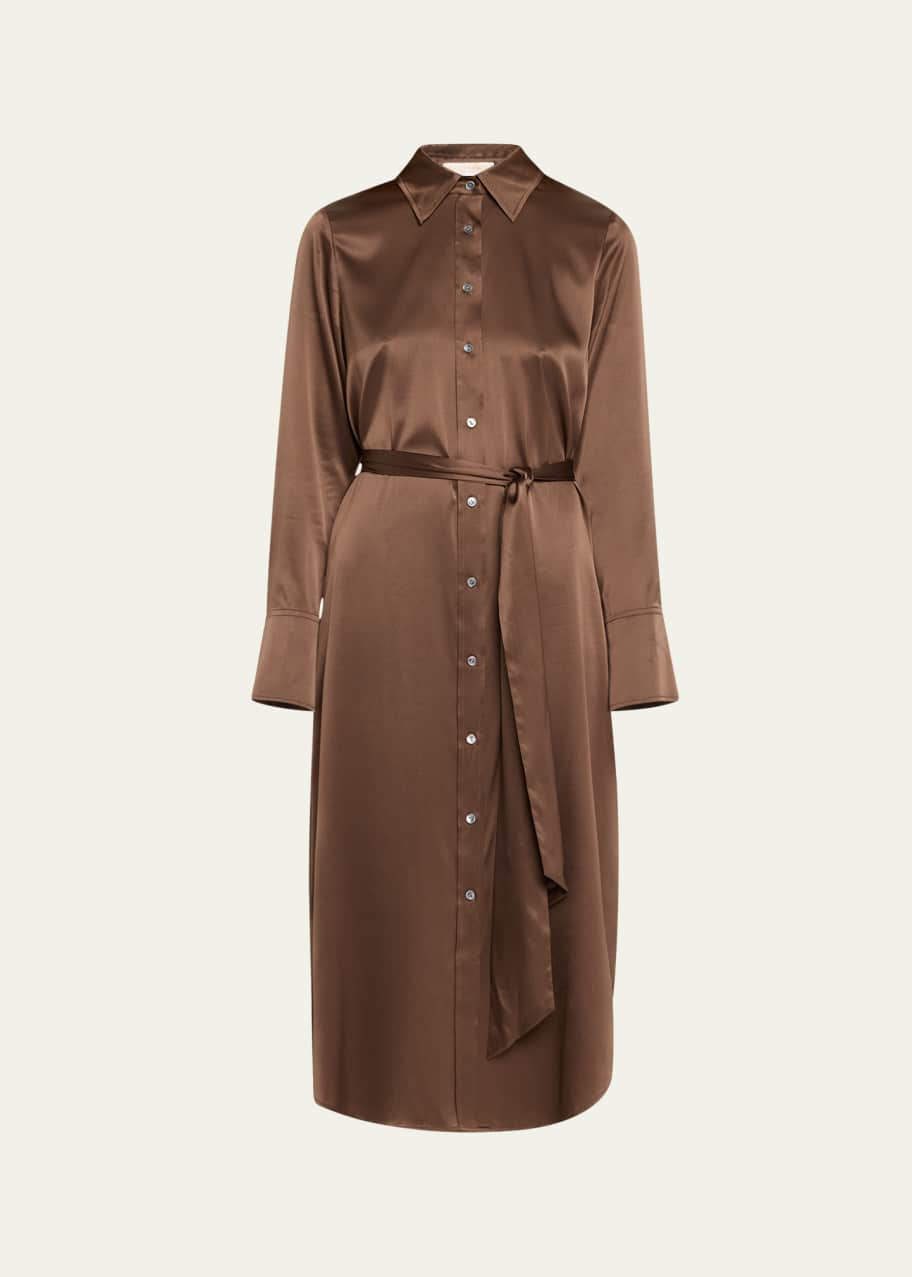 Ramy Brook Victoria Silk Shirtdress - Bergdorf Goodman