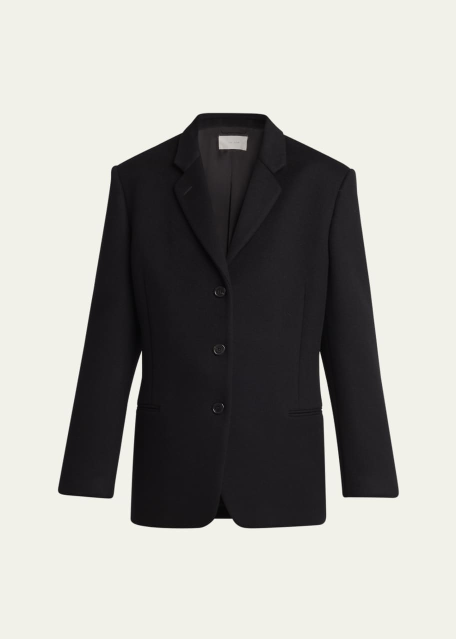 THE ROW Glenn Single-Breasted Cashmere Jacket - Bergdorf Goodman