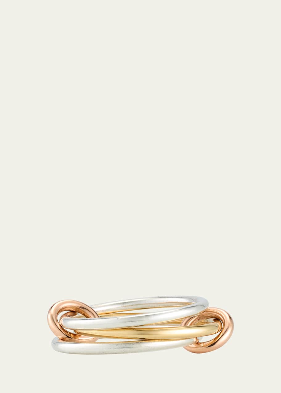 Spinelli Kilcollin Solarium SY Three Link Ring in Sterling Silver and ...