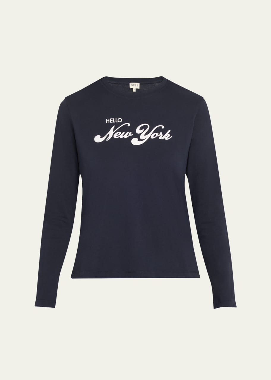 Kule The Modern Hello New York Long-Sleeve Tee - Bergdorf Goodman