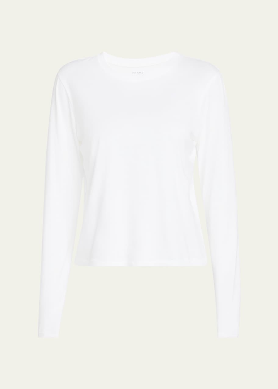 FRAME Long-Sleeve Baby Tee - Bergdorf Goodman