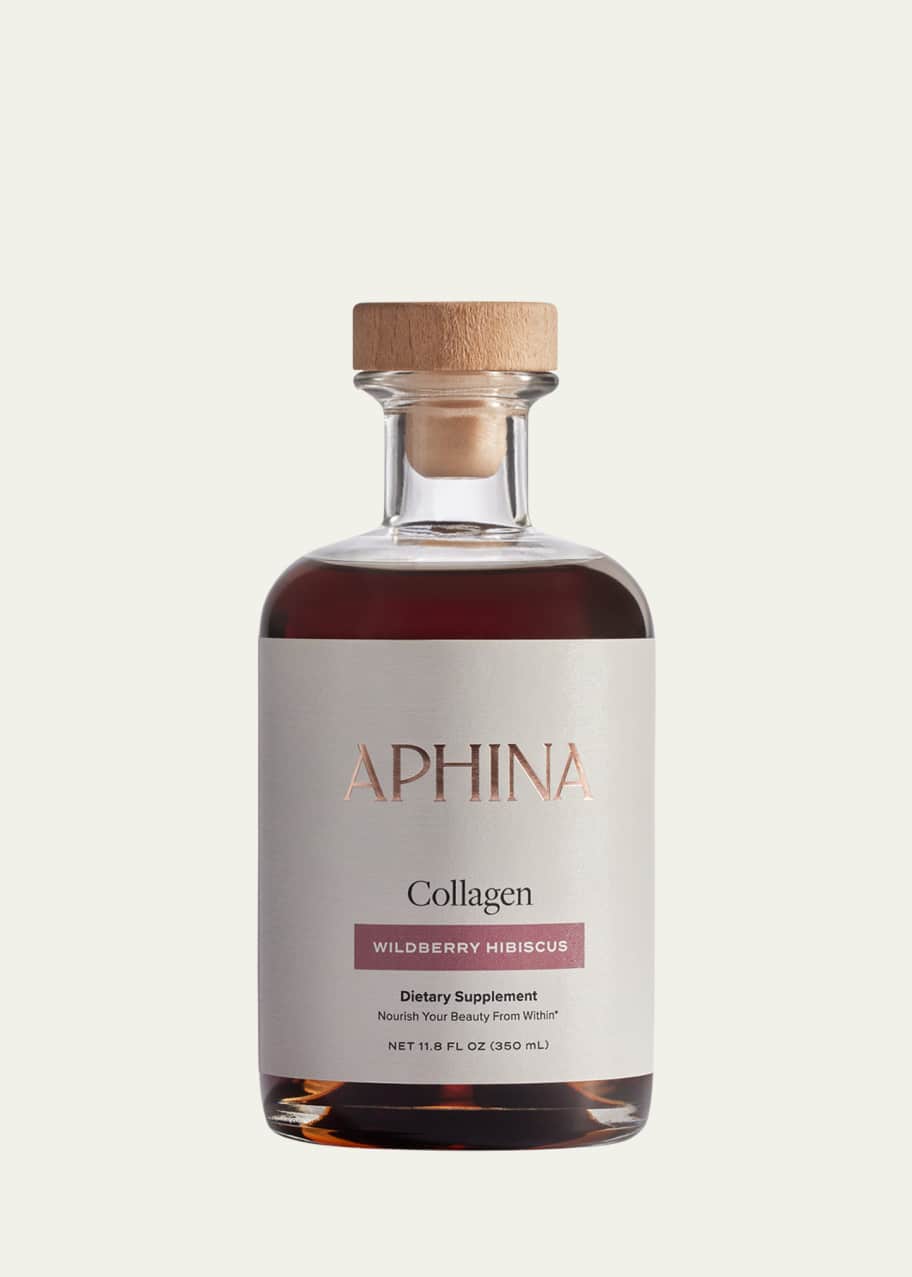 Aphina Liquid Marine Collagen Wildberry Hibiscus, 350 mL - Bergdorf Goodman