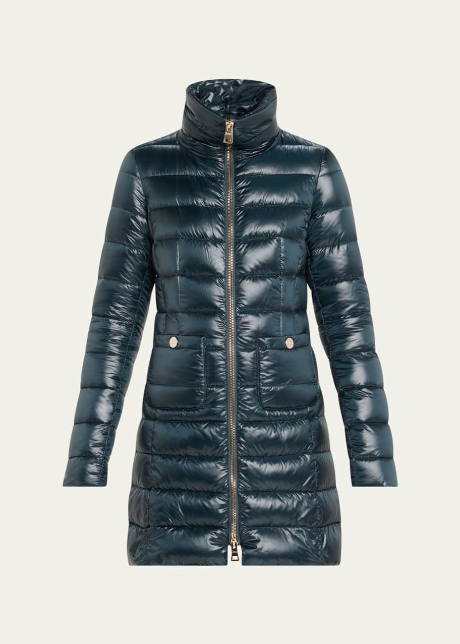 Herno Maria Ultra-Lightweight Mid-Length Down Coat - Bergdorf Goodman