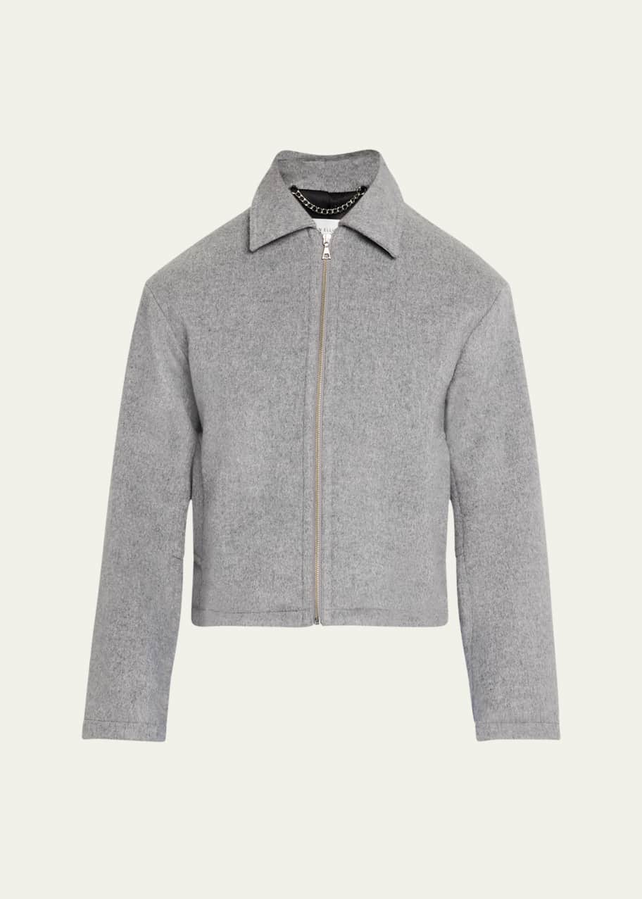 John Elliott Men's Lexington Brushed Wool Zip Jacket - Bergdorf Goodman