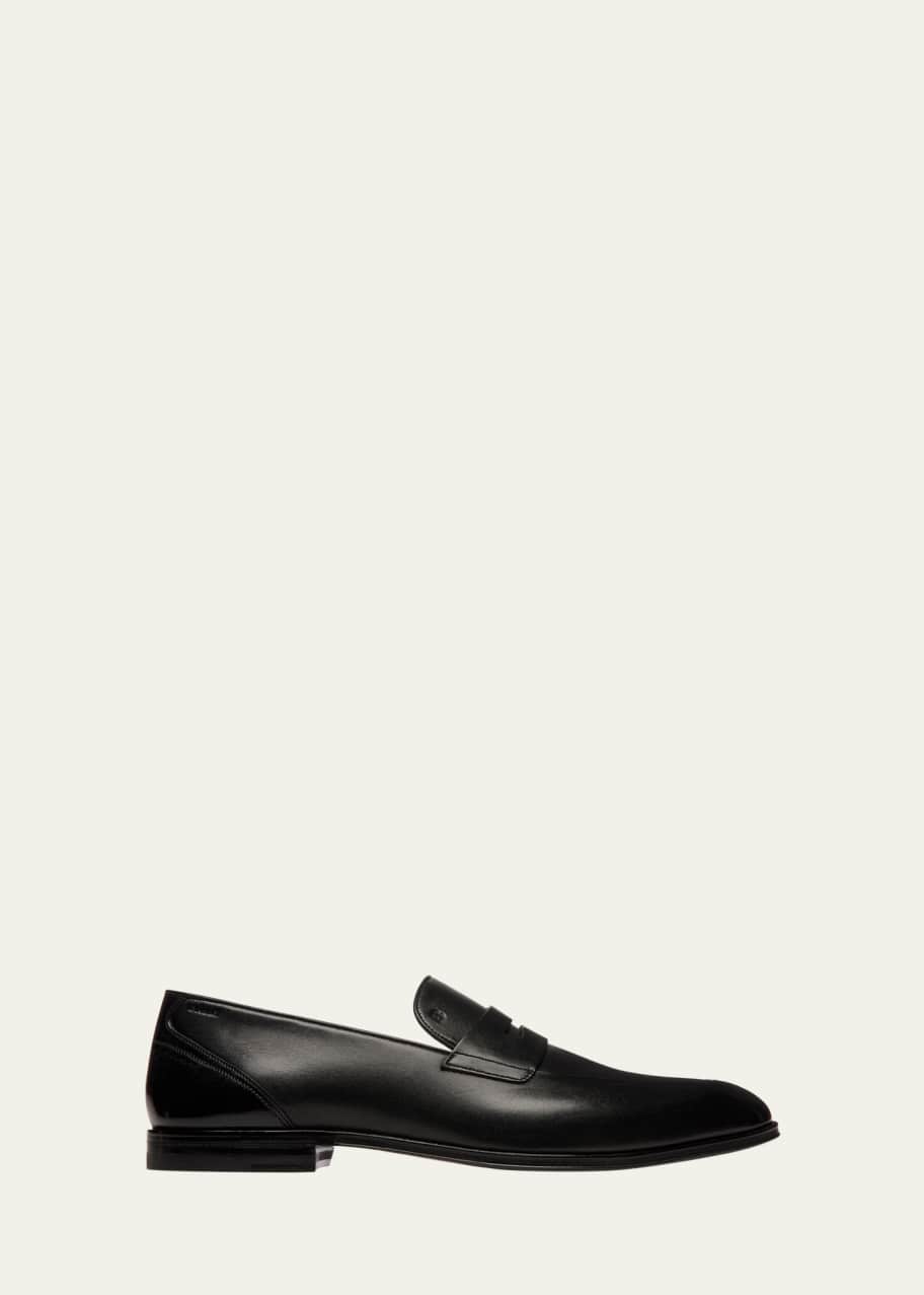 Bally Men's Windsor Leather Penny Loafers - Bergdorf Goodman