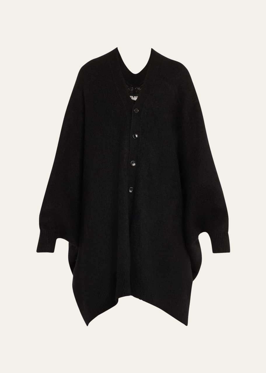 Junya Watanabe Studded Oversized Wool Cardigan - Bergdorf Goodman