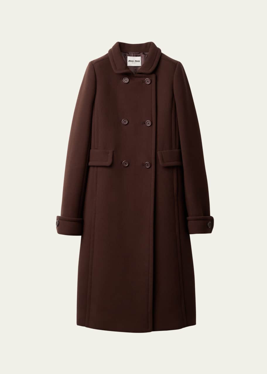 Miu Miu Double-Breasted Wool Coat - Bergdorf Goodman