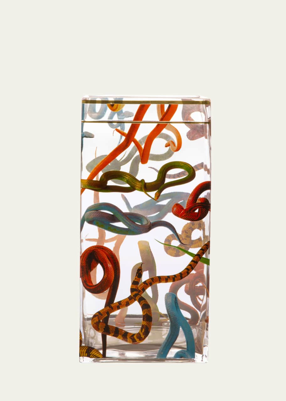 Seletti x Toiletpaper Snakes Large 12" Glass Vase - Bergdorf Goodman