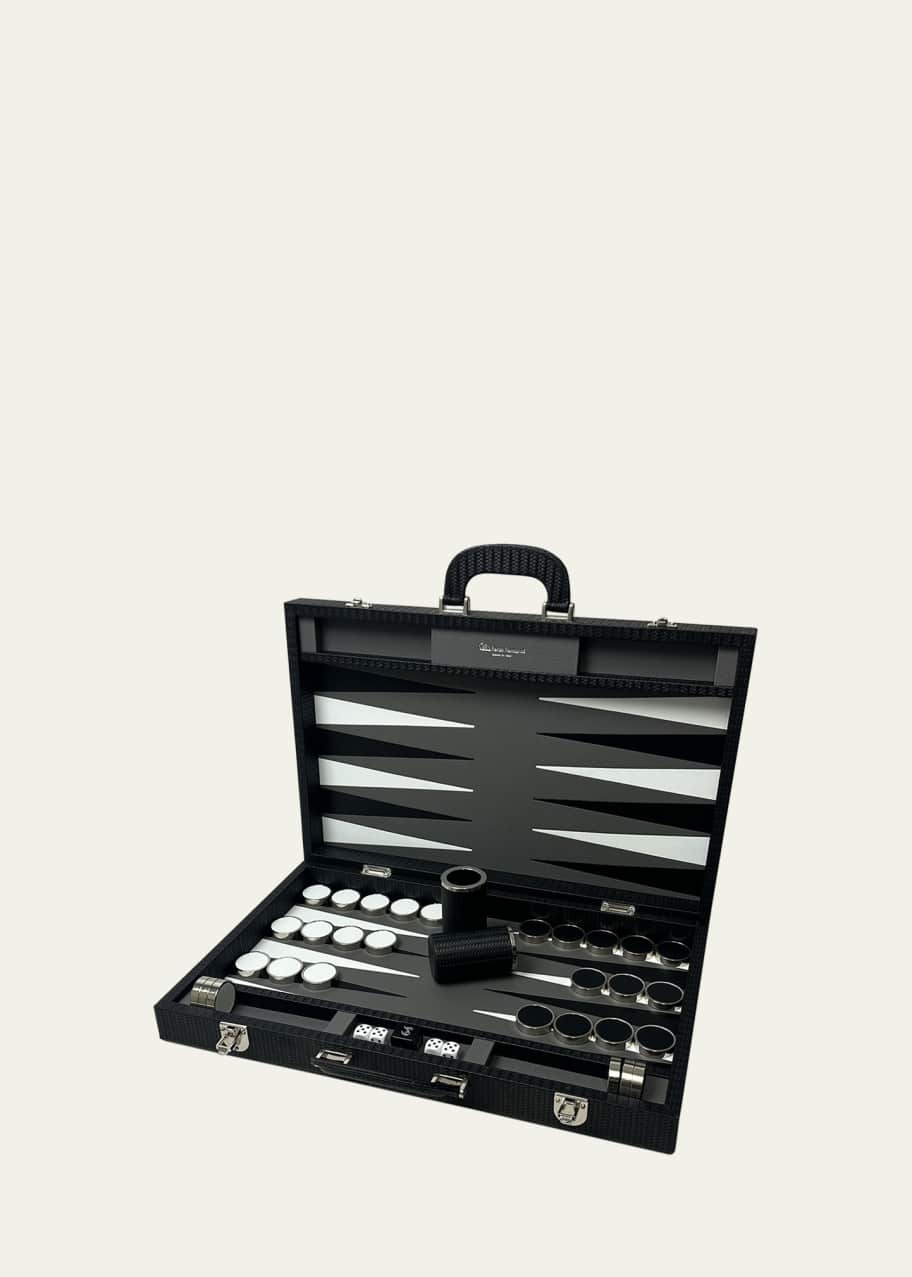 Renzo Romagnoli Carbon Fiber Large Backgammon Set - Bergdorf Goodman