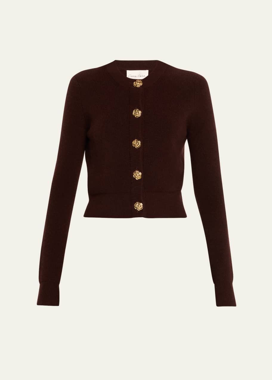 Cara Cara Ellery Wool-Cashmere Cardigan - Bergdorf Goodman