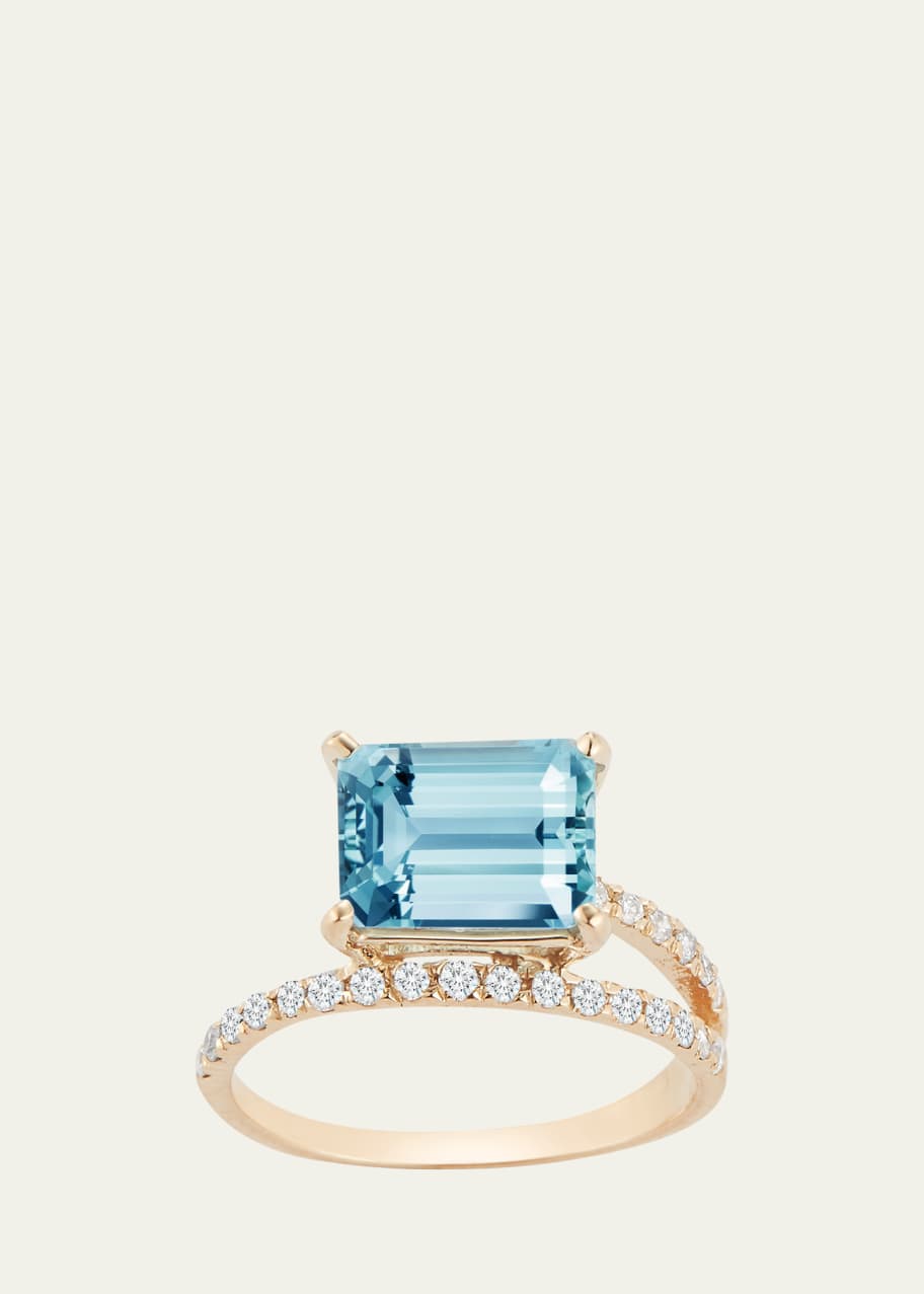 Mateo 14K Blue Topaz Point of Focus Ring - Bergdorf Goodman