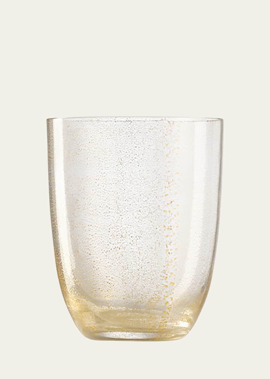 Nason Moretti Aliseo Gold Leaf Water Glass, 12.5 oz. - Bergdorf Goodman