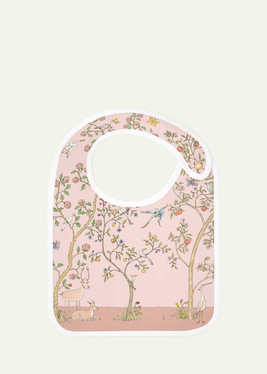 Atelier Choux Kid's Bloom Pink Bib - Bergdorf Goodman