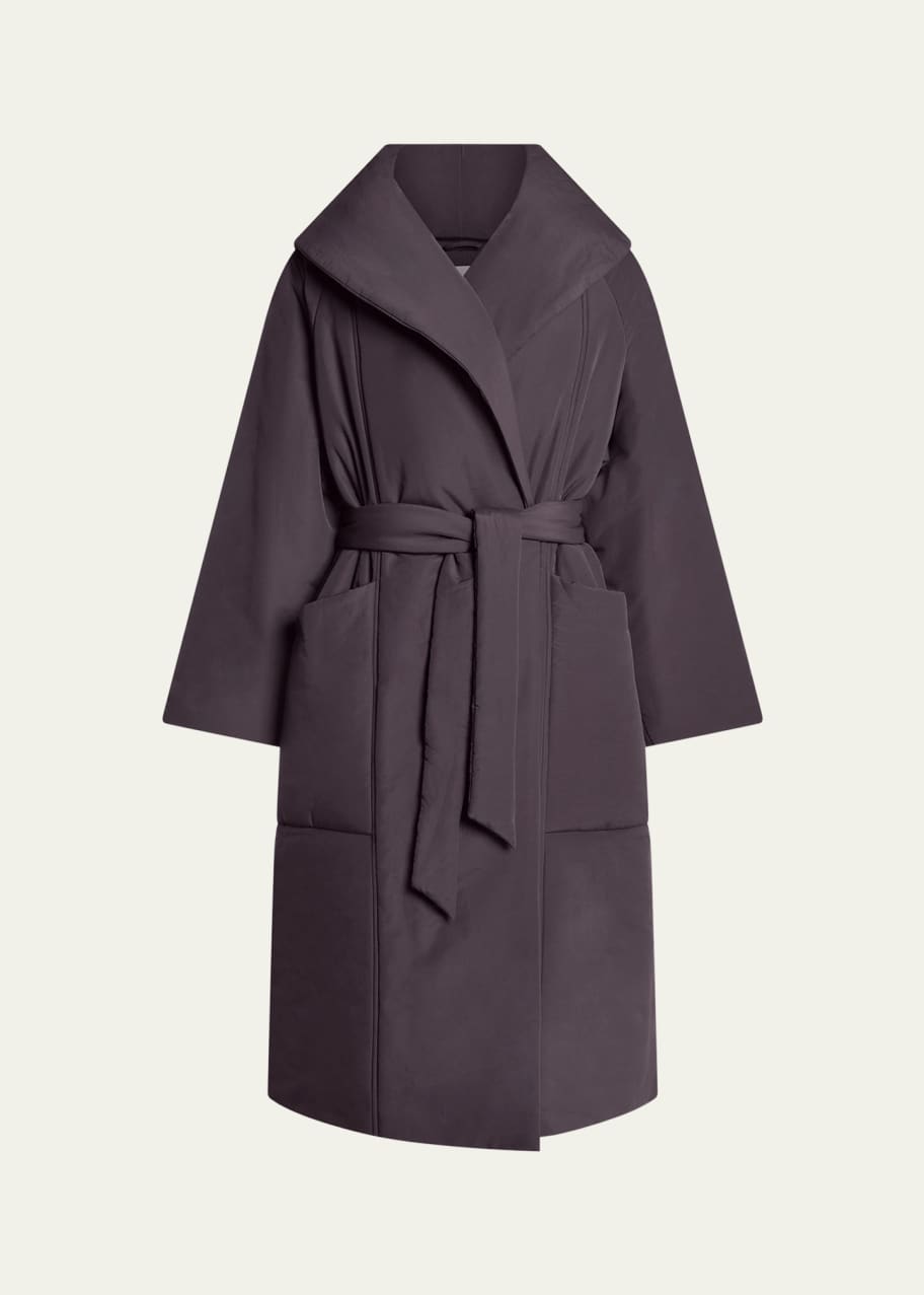 Varley Ana Long Wrap Puffer Coat - Bergdorf Goodman