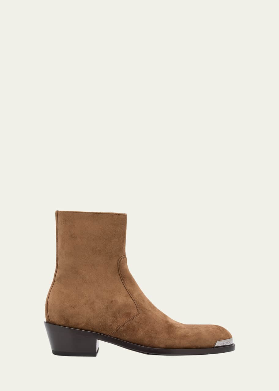 Jimmy Choo Men's Sammy Suede Ankle Boots - Bergdorf Goodman